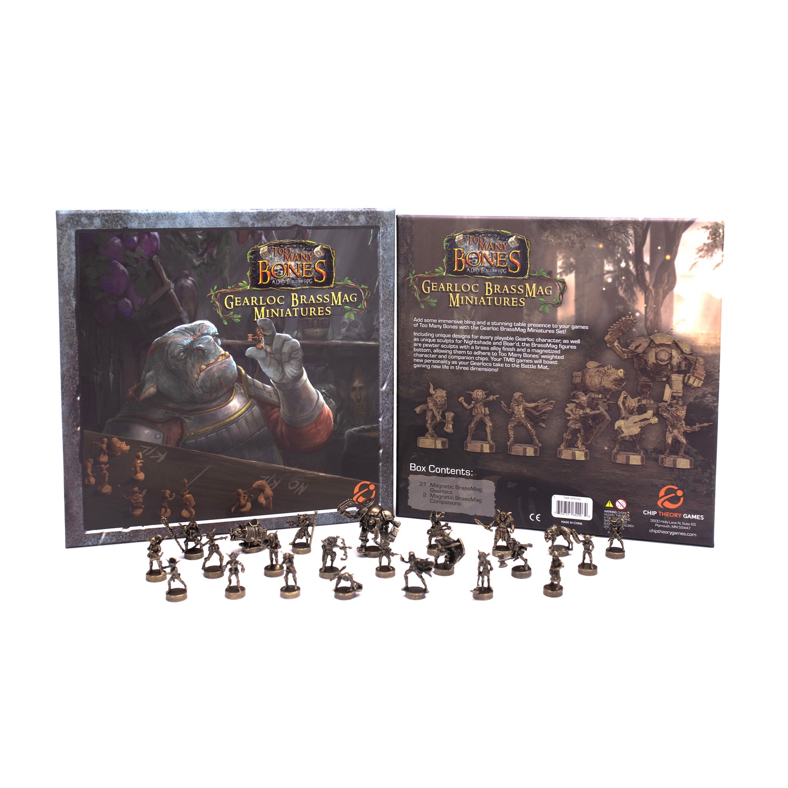 Too Many Bones: Gearloc BrassMag Miniatures – Chip Theory Games
